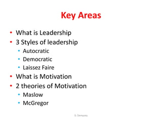 Chapter 6 lc business management skills leadership and motivation | PPTX