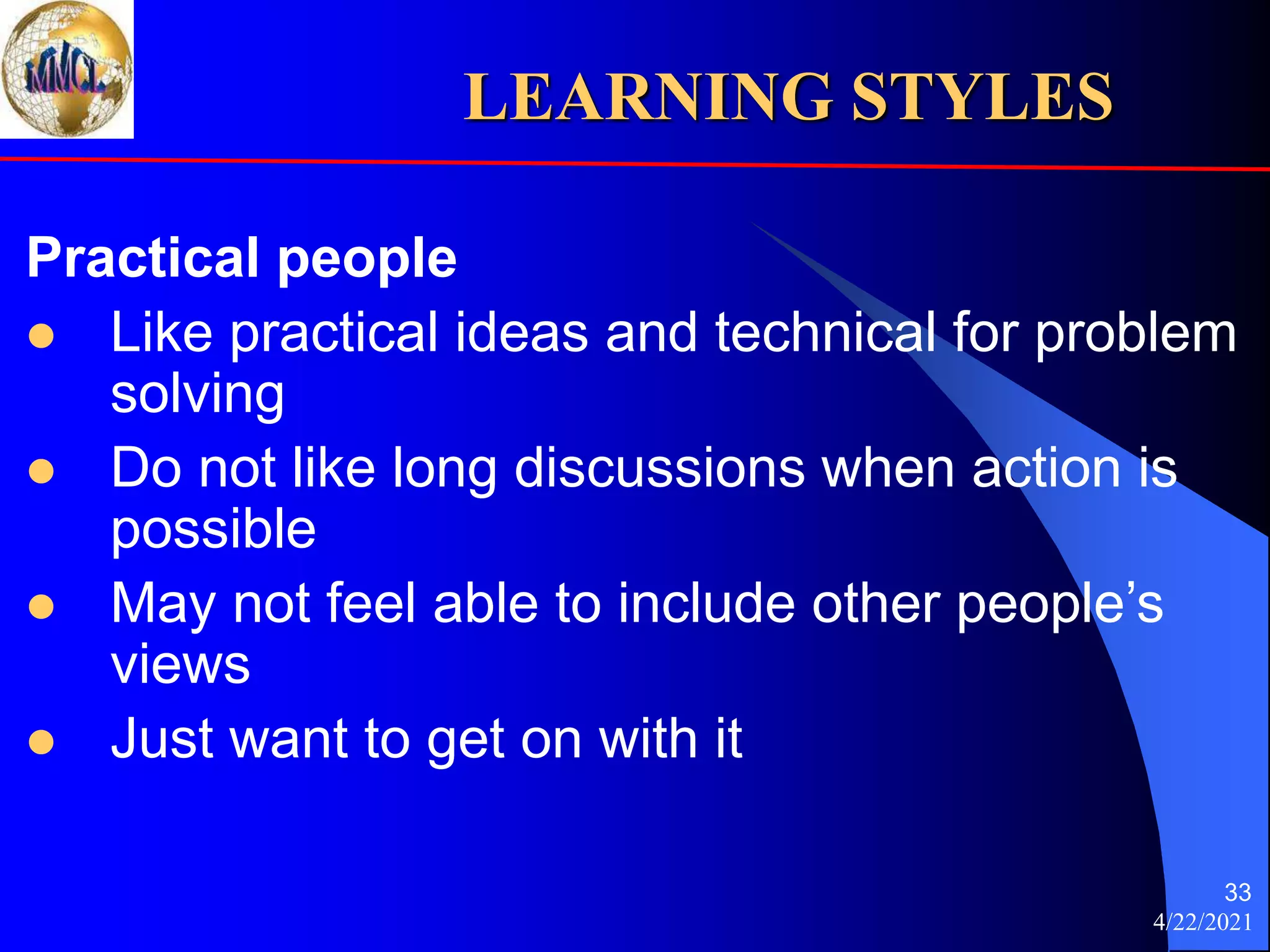 Chapter 6: Learning Process Adult Learners | PPT