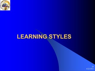 Chapter 6: Learning Process Adult Learners | PPT