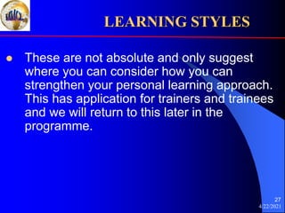 Chapter 6: Learning Process Adult Learners | PPT