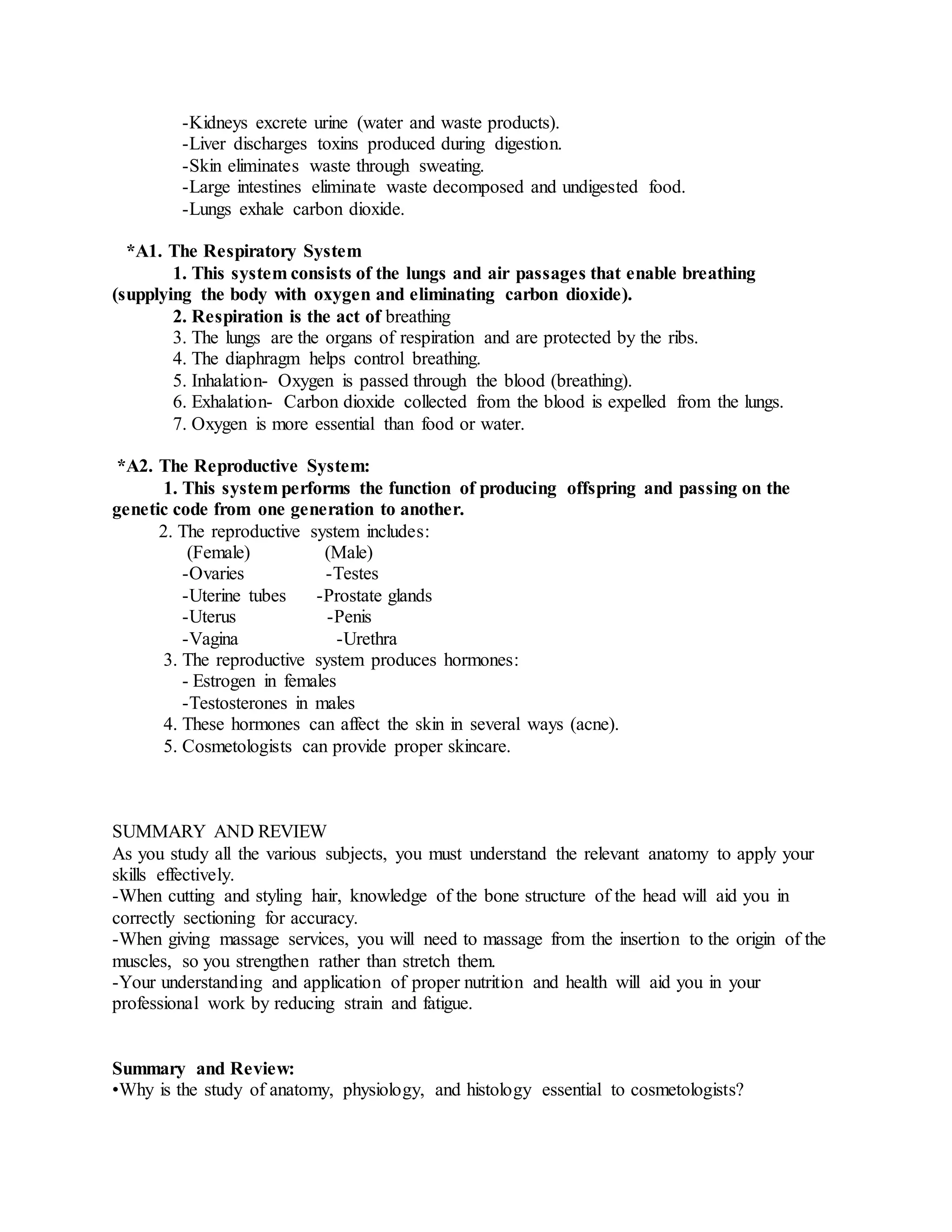 Chapter 6 lesson plan general anatomy and physiology | DOCX
