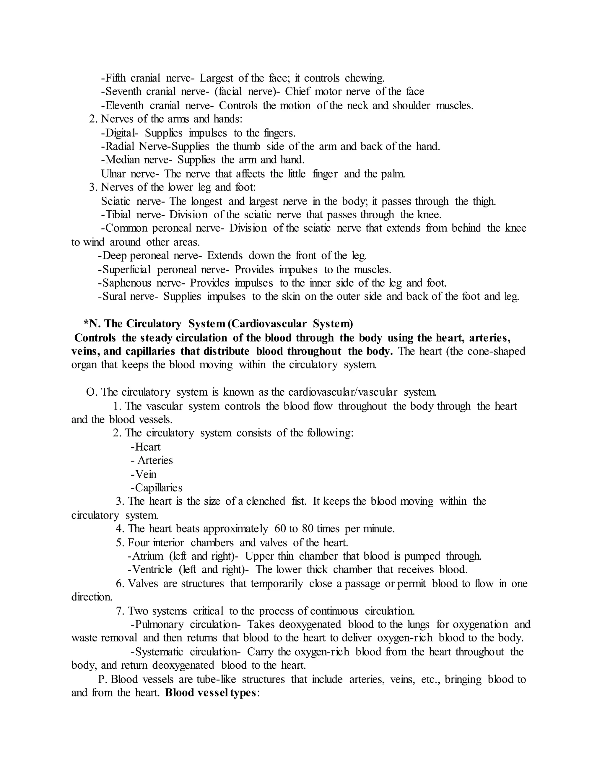Chapter 6 lesson plan general anatomy and physiology | DOCX