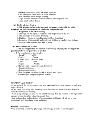 Chapter 6 lesson plan general anatomy and physiology | DOCX