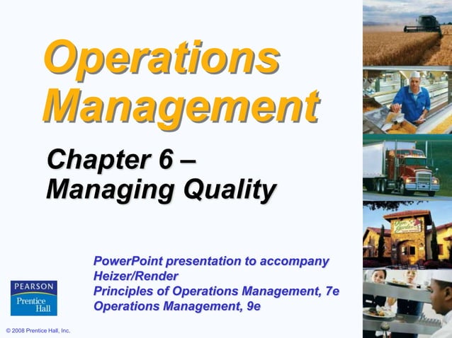 Pertemuan 11 Chapter 6 management quality | PPT | Business Operations | Business