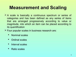 Chapter 6 Measurments and Scalling.ppt Lecture 1 Intro to Management | PPT