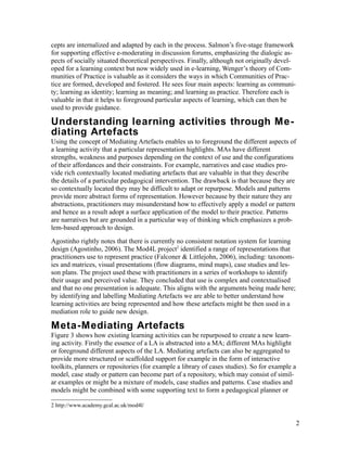 Chapter 6 mediating artefacts | PDF