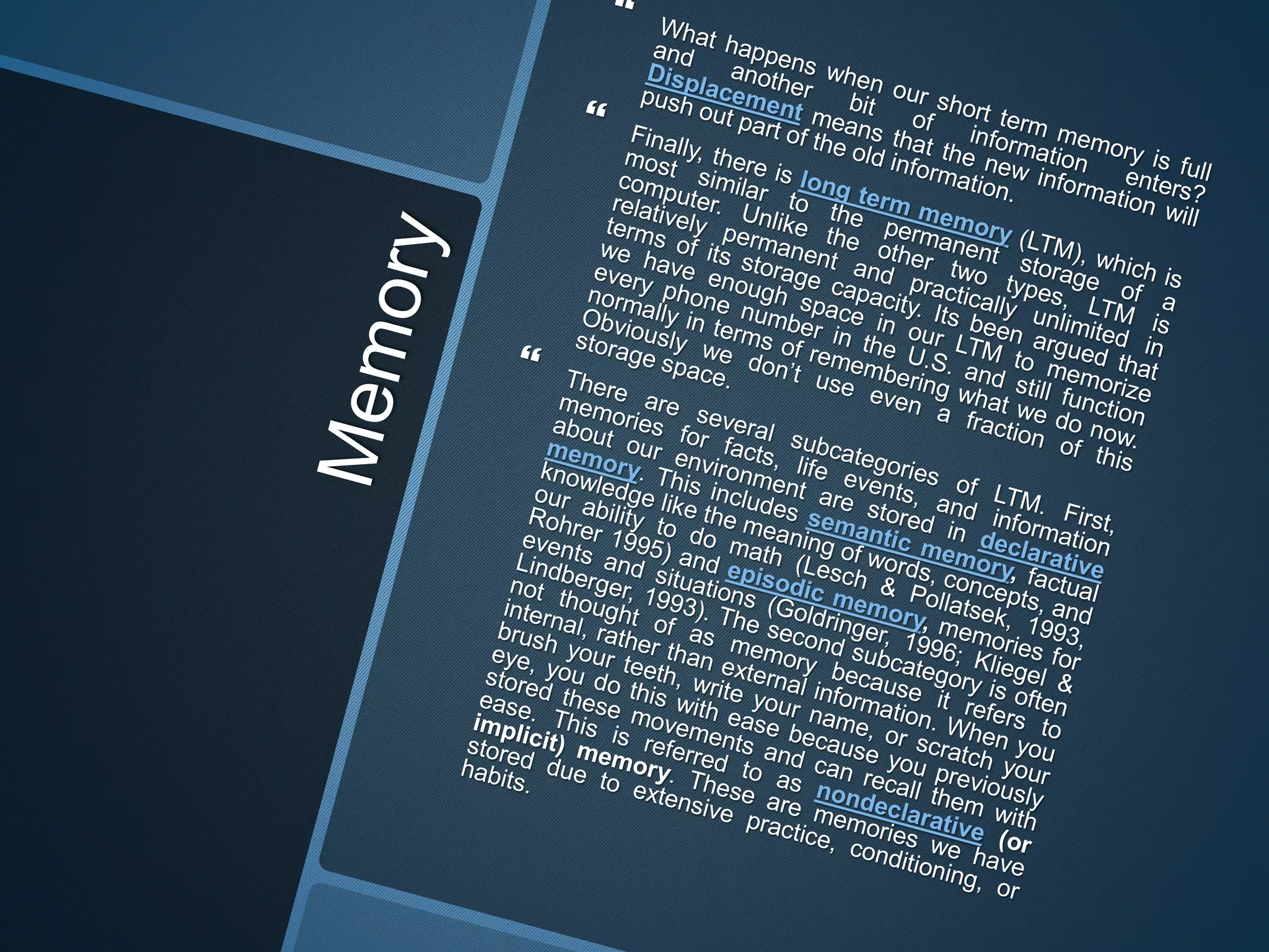 Chapter 6 memory, intelligence, and states of mind 2 | PPTX