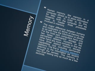 Chapter 6 memory, intelligence, and states of mind 2 | PPTX