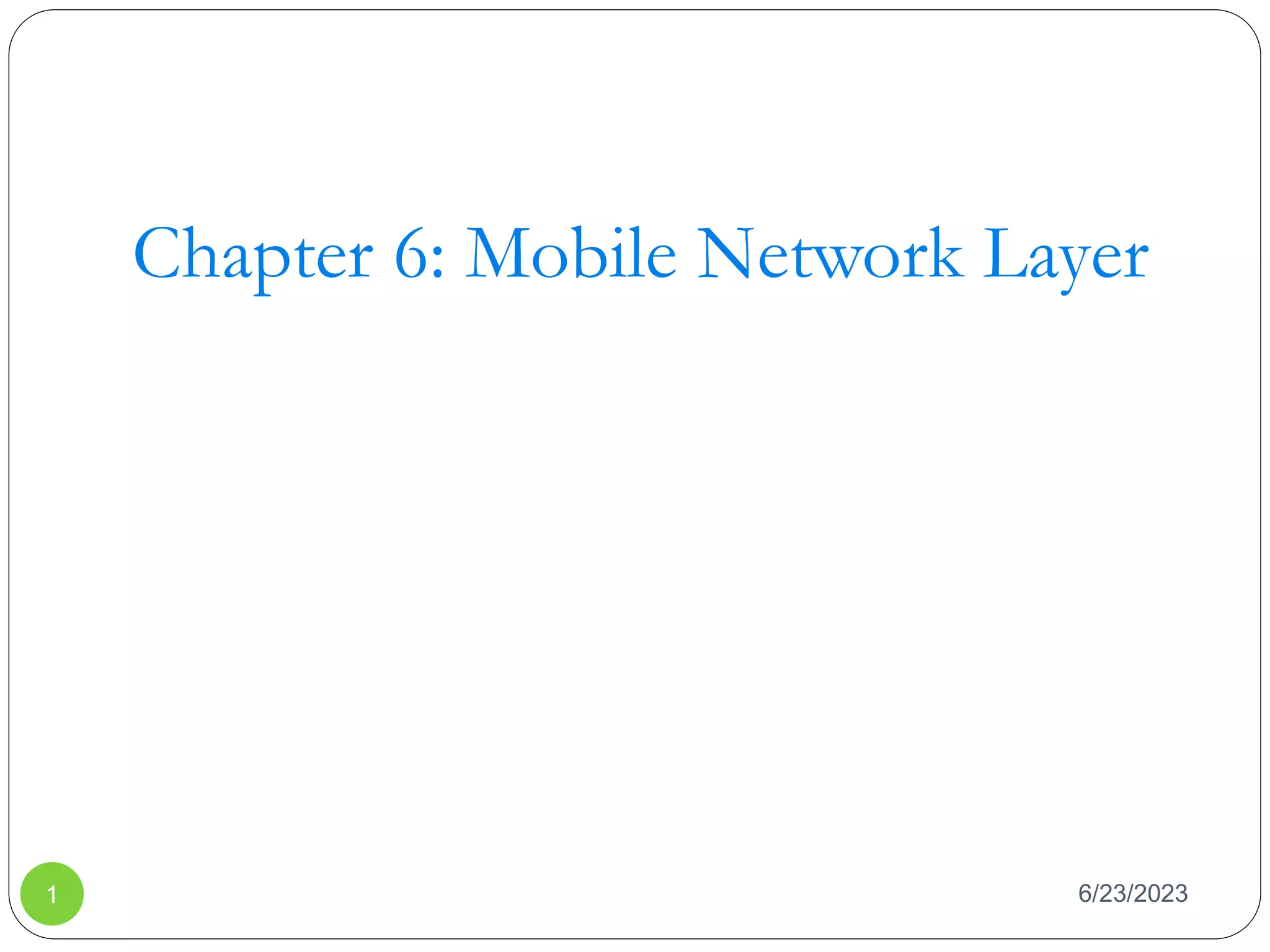 Chapter 6 Mobile IP.pptx | Free Download