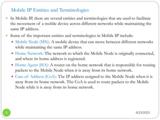 Chapter 6 Mobile IP.pptx | Free Download