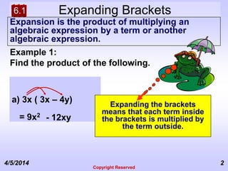 expanding a single brakets | PPS