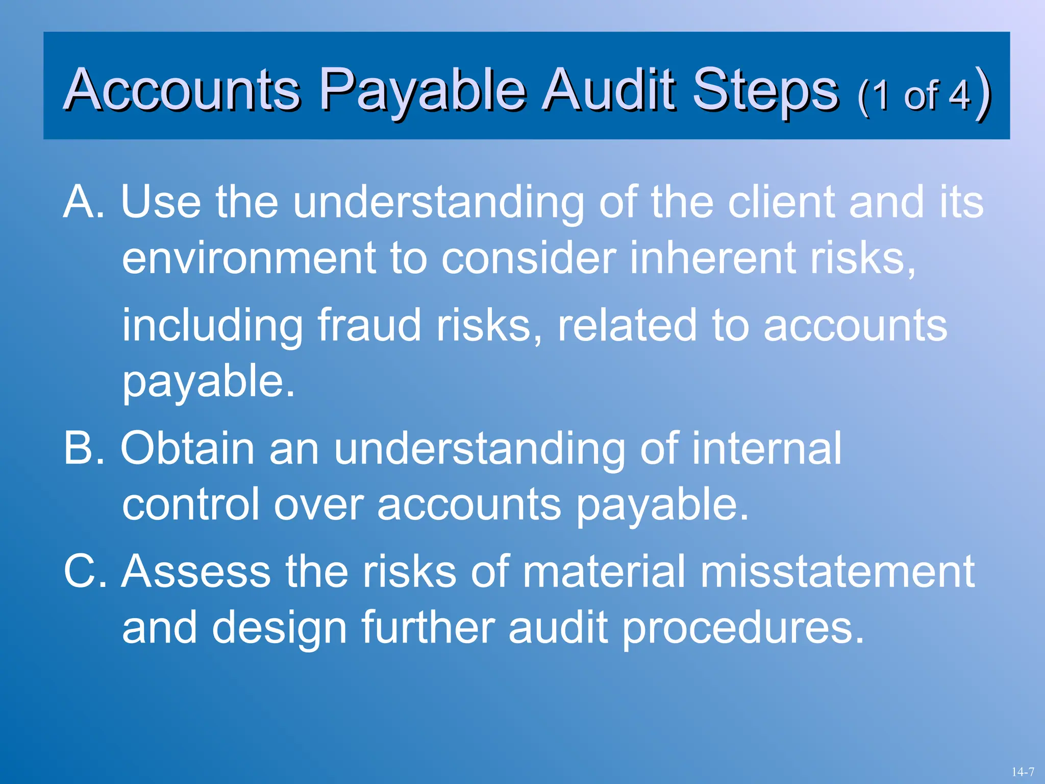 Chapter 6 Accounts payables and liabilities | PPT