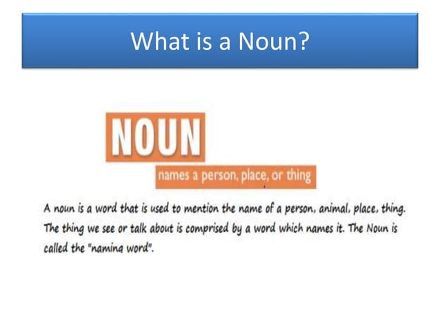 Nouns & Their Functions | PPTX