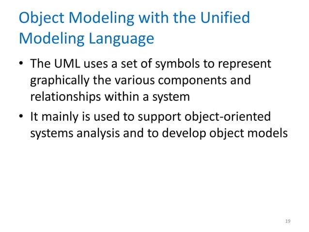 Chapter 6 Object Modeling .pptxInformation Technology Project ...