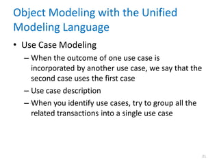 Chapter 6 Object Modeling .pptxInformation Technology Project ...