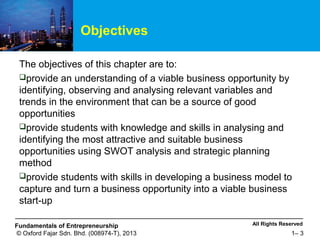 2016 DFE3613 Chapter 6 Opportunity Identification | PPT