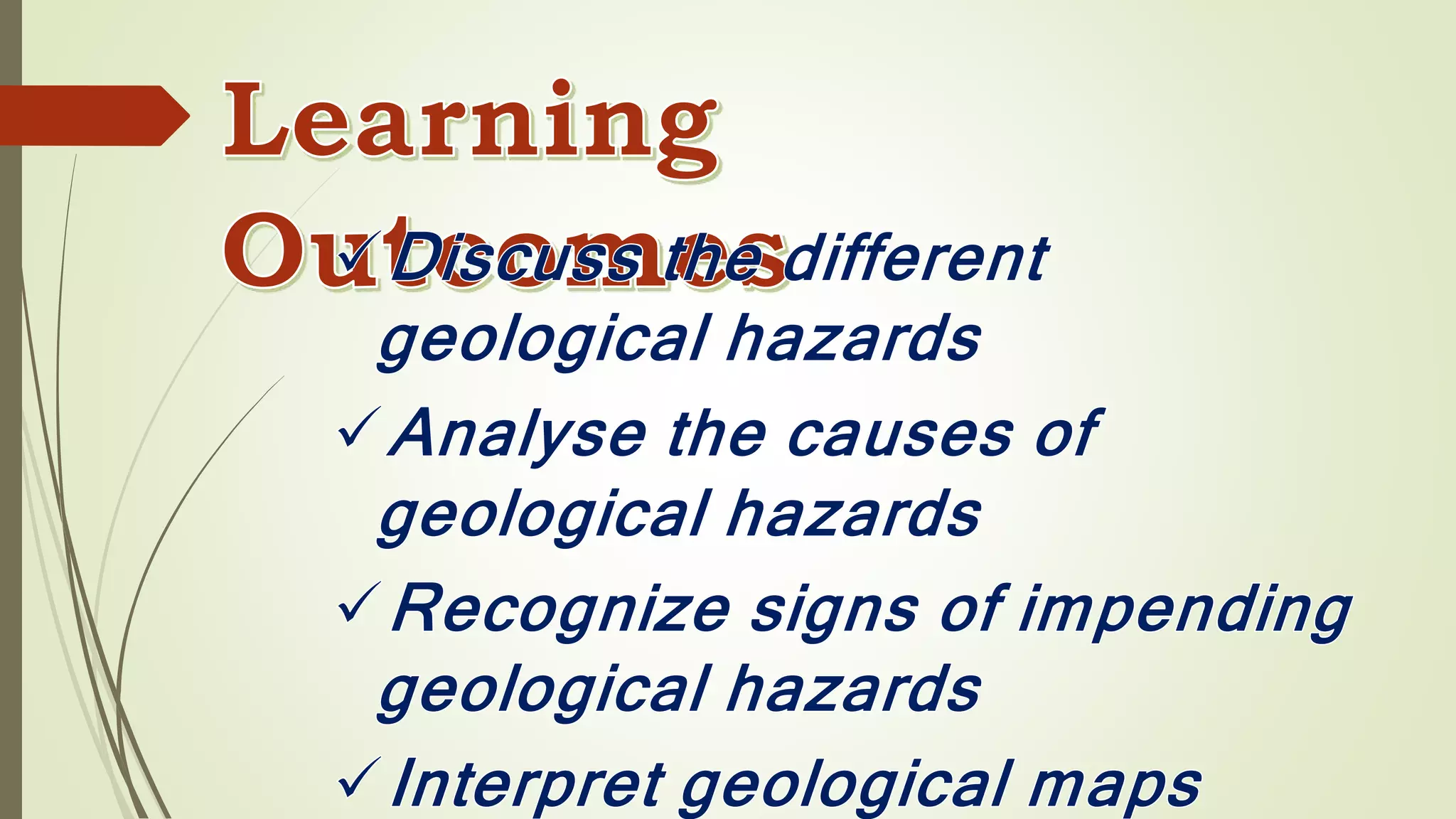 Chapter 6 (other related geological hazard) | PPTX