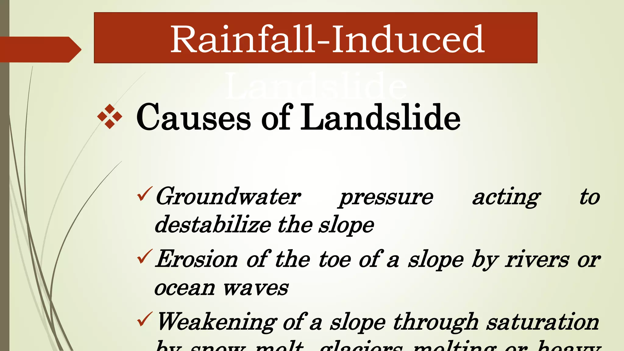 Chapter 6 (other related geological hazard) | PPTX