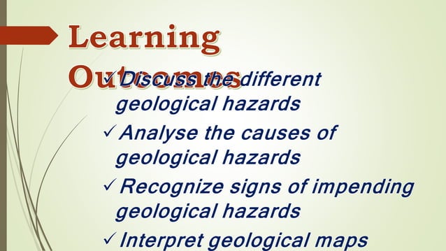 Chapter 6 (other related geological hazard) | PPTX