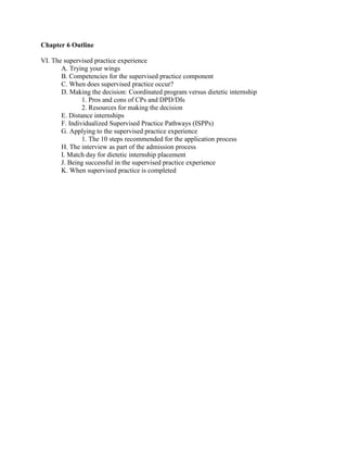 Chapter 6 Outline | PDF