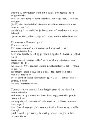 Chapter 6 Personality,Temperament, and CommunicationTraits.docx