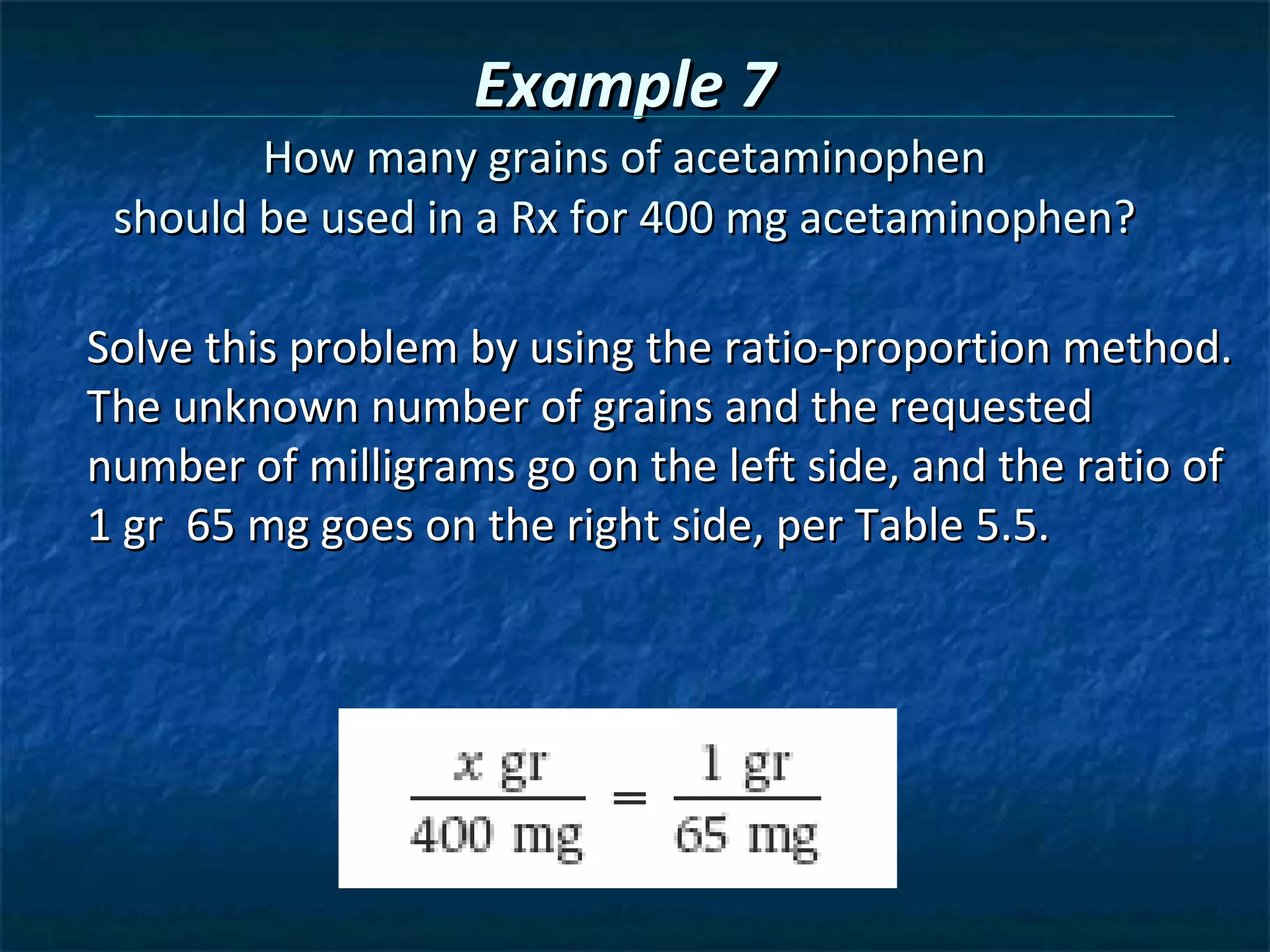Chapter 6 pharmacy calculation | PPT