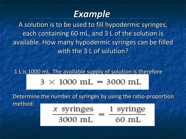 Chapter 6 pharmacy calculation | PPT | Pharmaceutical Drugs | Medical ...