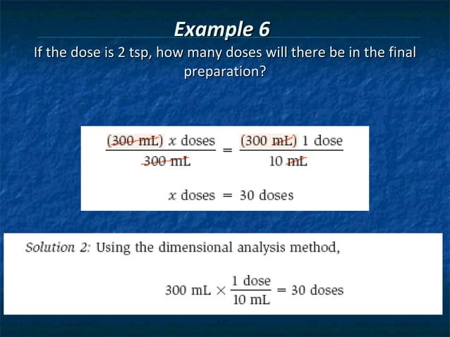Chapter 6 pharmacy calculation | PPT | Pharmaceutical Drugs | Medical ...