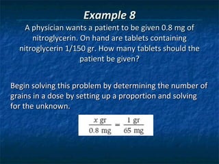 Chapter 6 pharmacy calculation | PPT