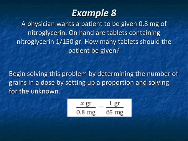 Chapter 6 pharmacy calculation | PPT | Pharmaceutical Drugs | Medical ...