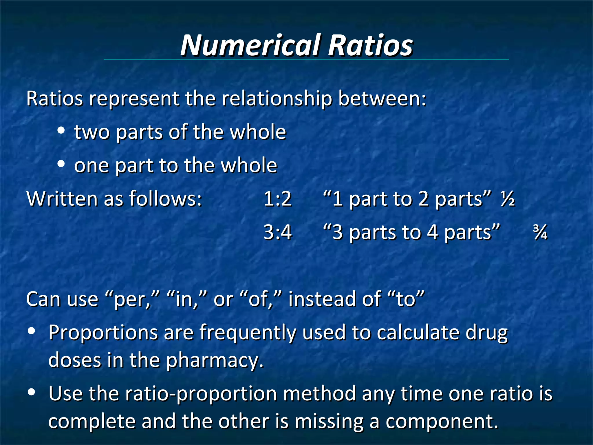 Chapter 6 pharmacy calculation | PPT | Chemistry | Science