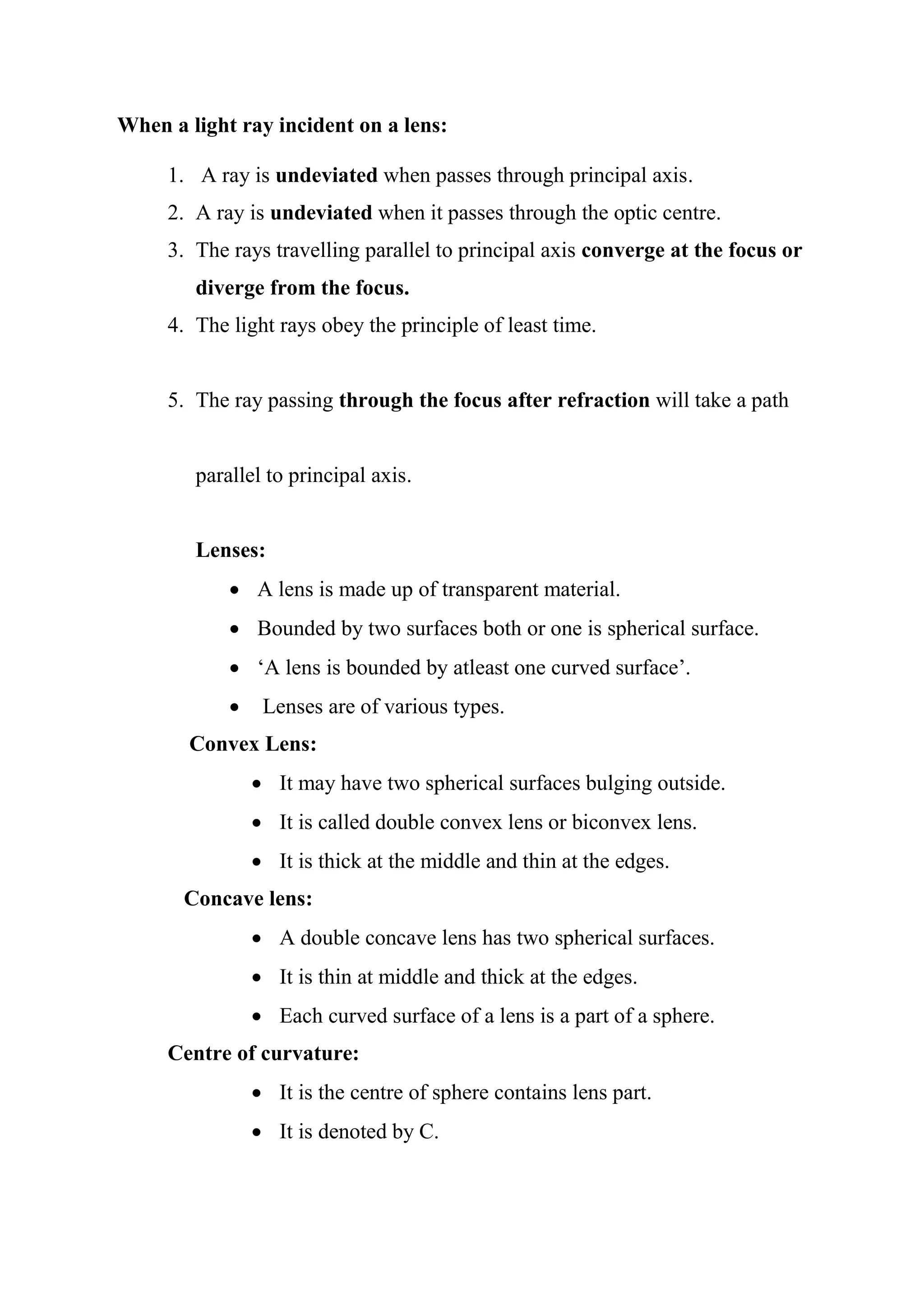 refraction of light at curved surfaces | PDF refraction of light at curved surfaces | PDF