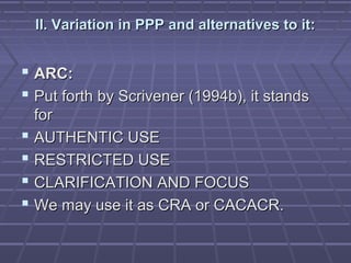 Chapter 6 popular methodology | PPT