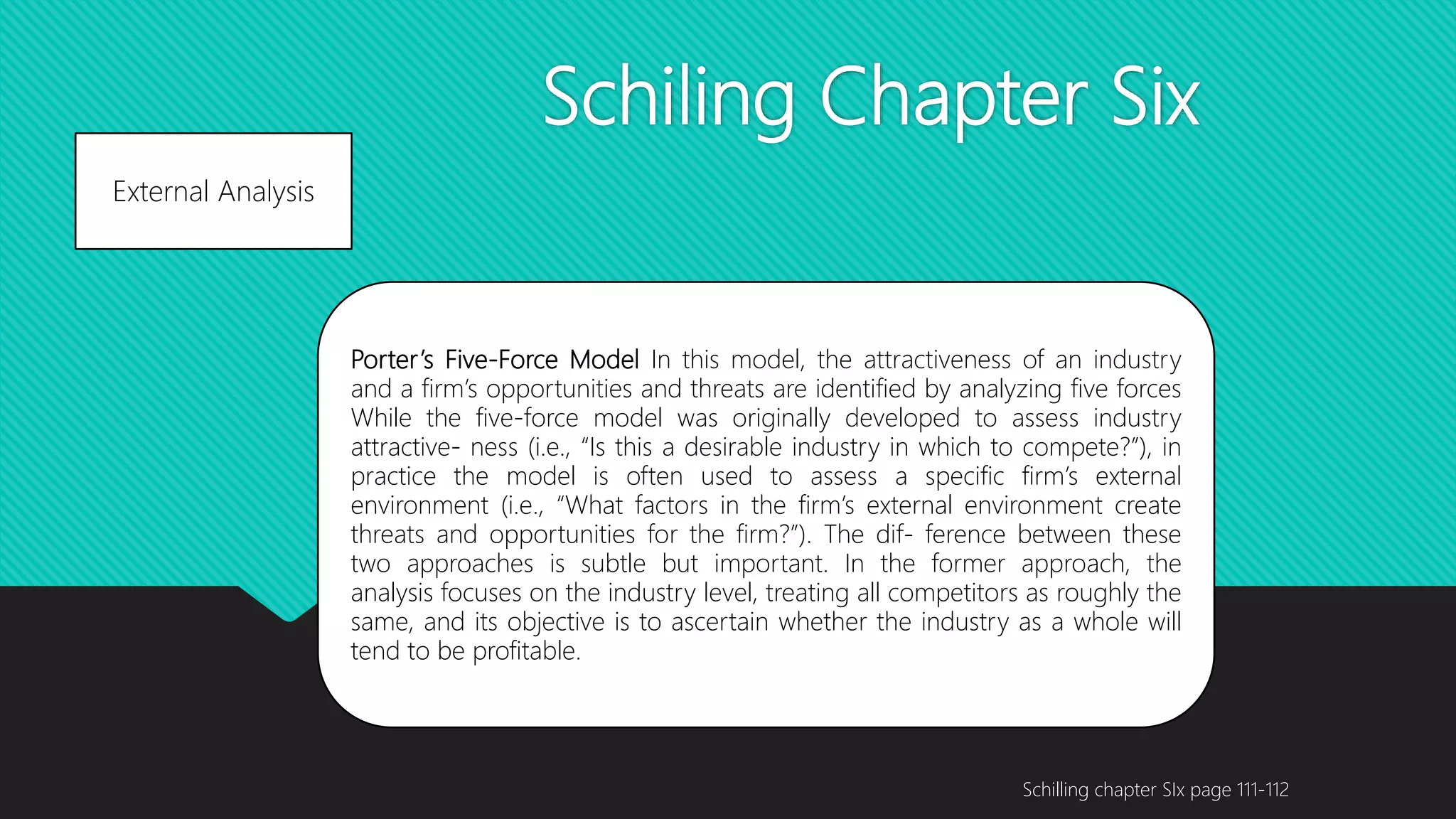 Chapter 6 porters five force model | PPT