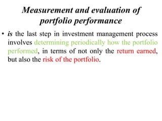 chapter 6 Portfolio management.pptx presentation | PPTX