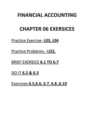 Chapter 6 practice questions | PDF