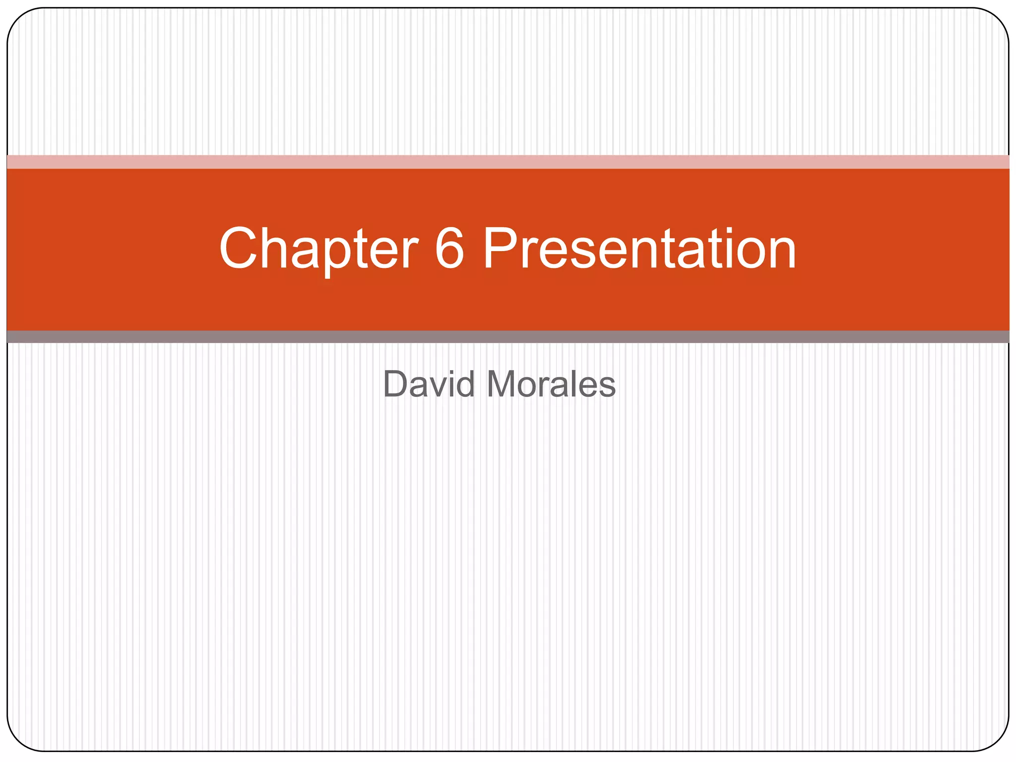 Chapter 6 Presentation | PPTX | Civil Engineering Industry | Industries