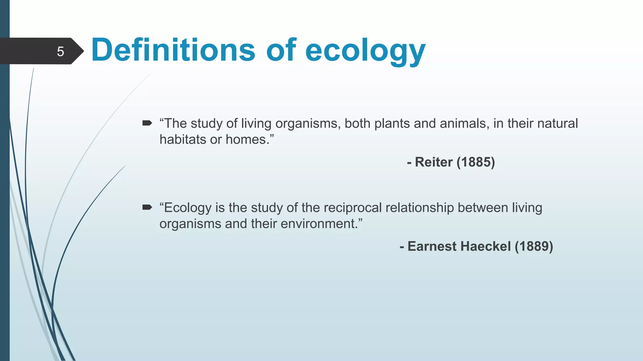 Chapter 6 principles of ecology | PPTX