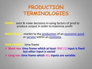 Chapter 6 production theory 24022013 | PPT