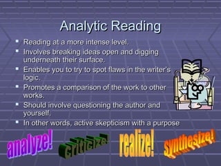Chapter 6 reading skills (1) | PPT