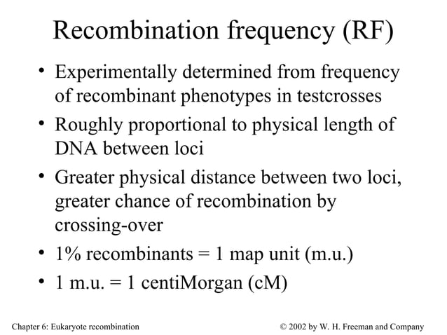 Chapter6geneticrecombinationeukaryotesppt