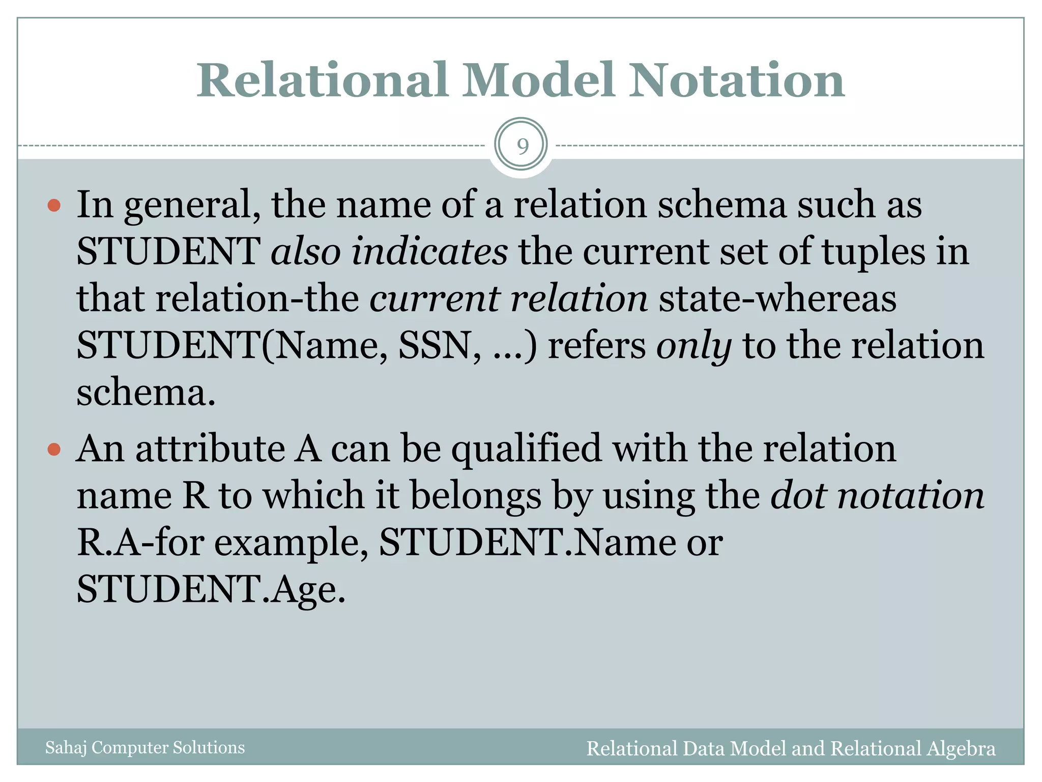 Chapter 6 relational data model and relational | PPTX