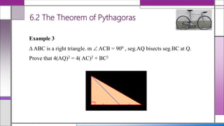 C6: Right triangle and Pythagoras Theorem | PPTX