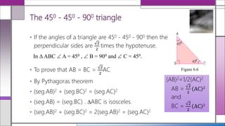 C6: Right triangle and Pythagoras Theorem | PPTX