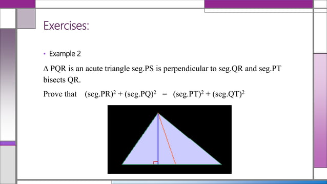 C6: Right triangle and Pythagoras Theorem | PPTX
