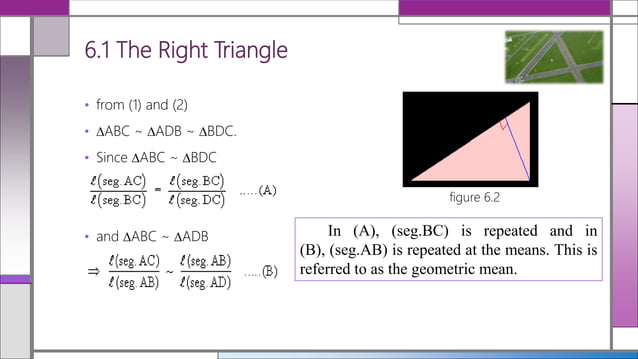 C6: Right triangle and Pythagoras Theorem | PPTX