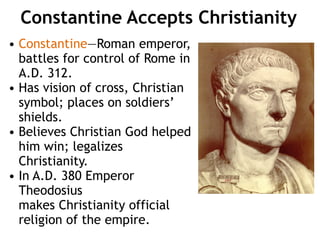 Chapter 6 Rome Part 4 | PPT