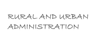 Chapter 6 rural administration By Vishal.M SVCS | PPT