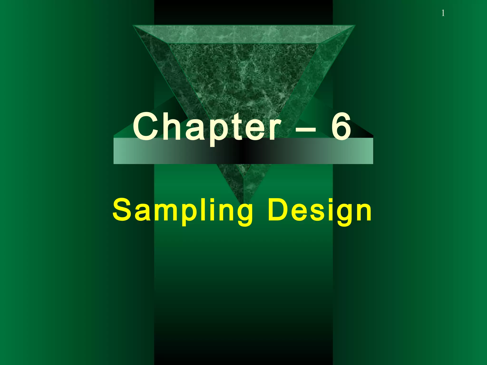 Chapter 6 (sample design) | PPT | Physics | Science