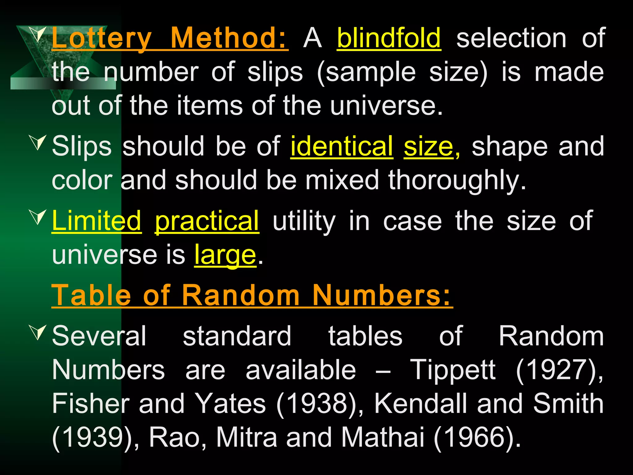 Chapter 6 (sample design) | PPT